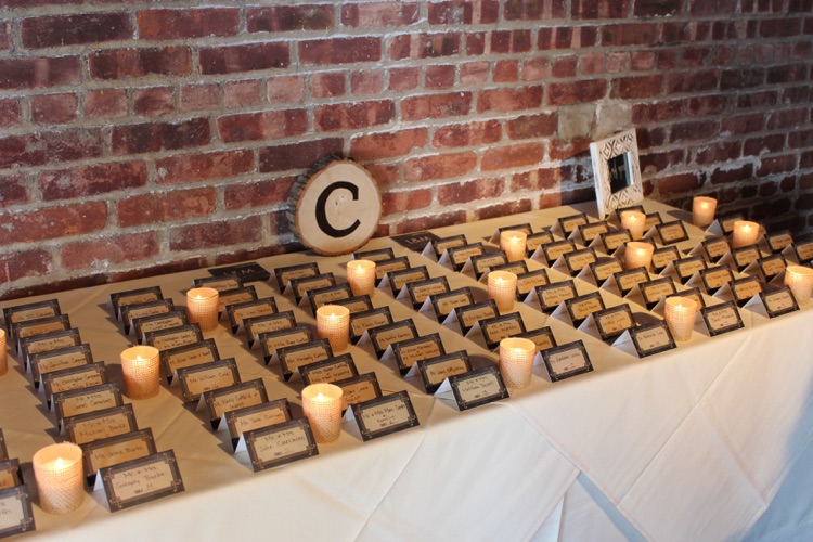 Place Card Tables | Chic A Floral Boutique | Wedding Flowers | Oyster ...